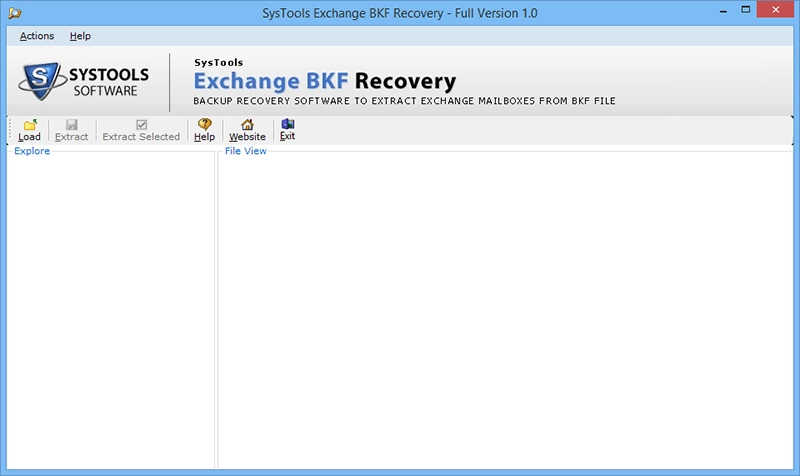 Restore Exchange Mailbox BKF Tool – Efficiently Recover EDB Backup File