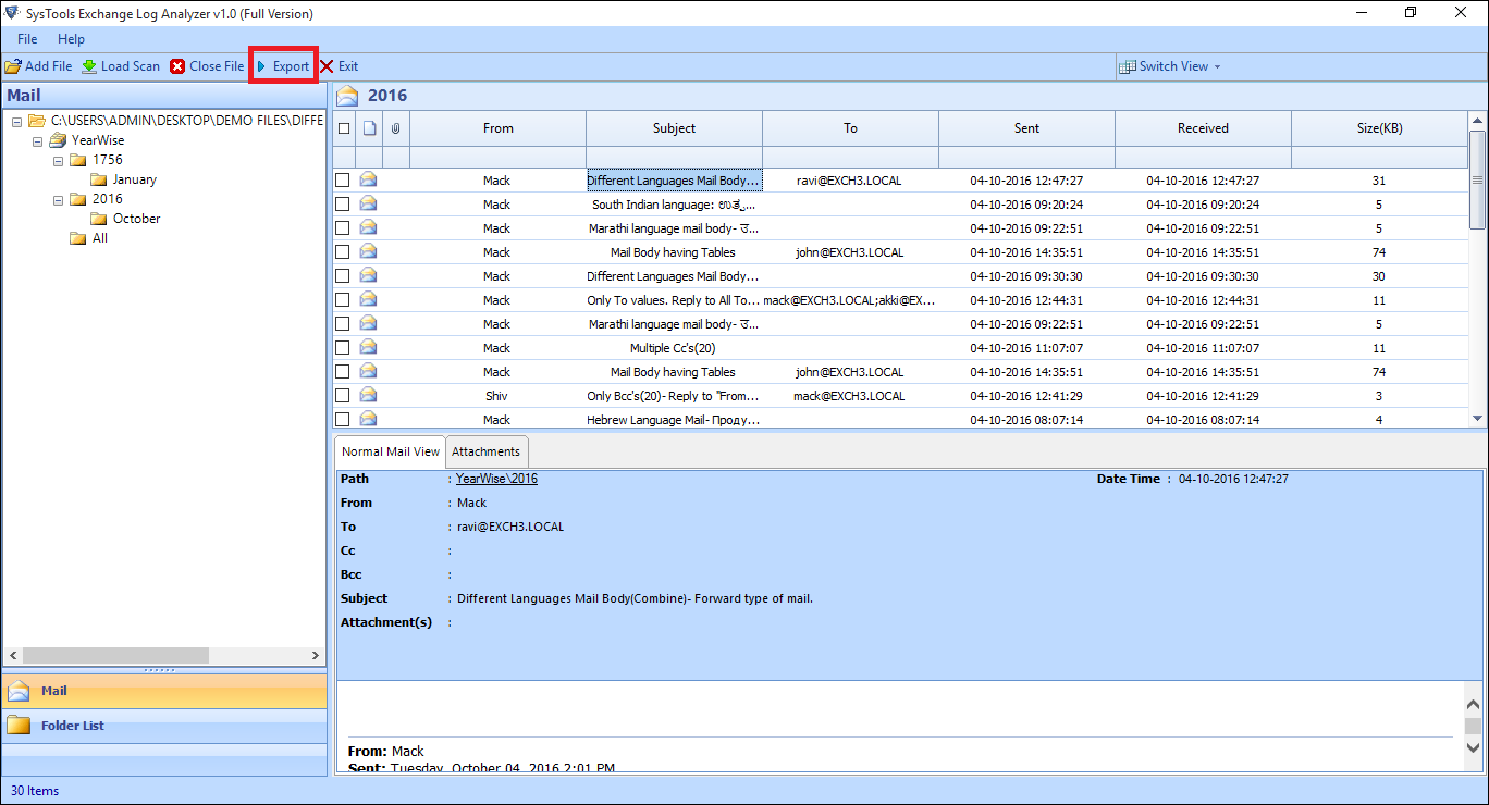 Exchange Log Viewer to Scan Exchange Server Transaction Log Files