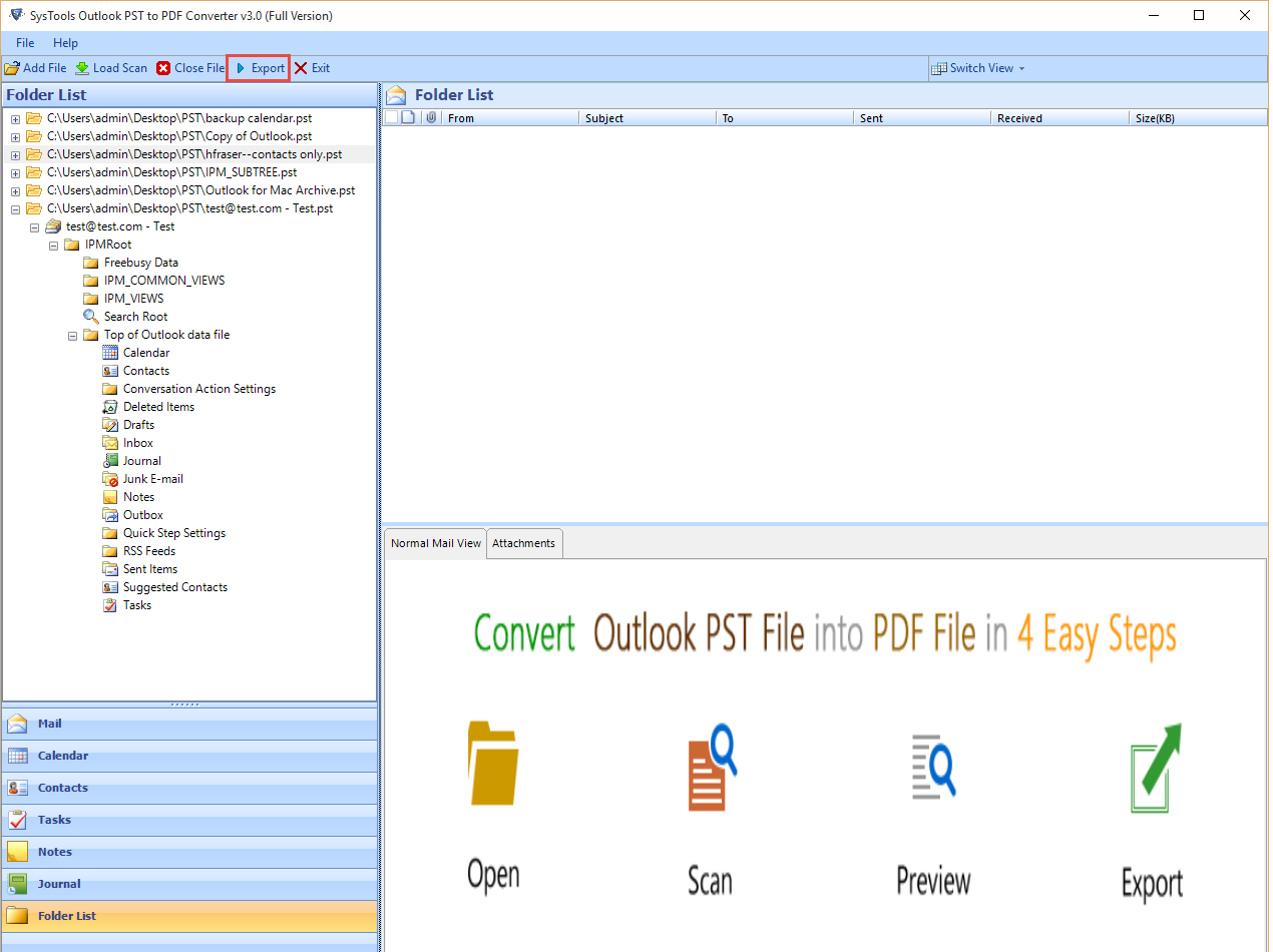 Outlook Emails to PDF Converter With Attachment From PST & MSG File