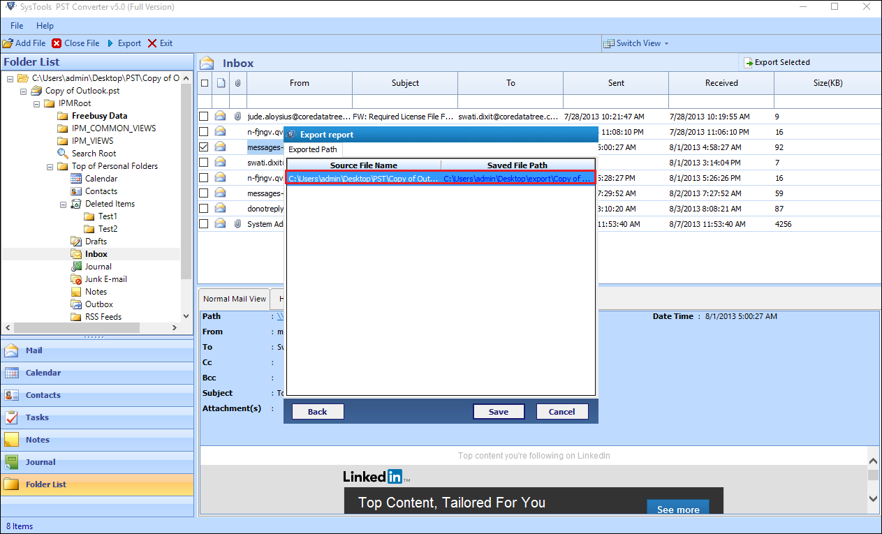 PST Converter – Export Outlook PST in EML, MSG File Format